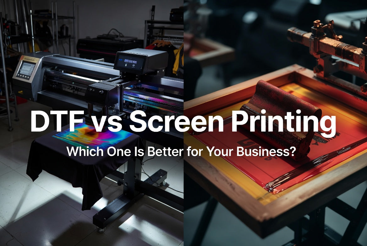 DTF Transfers vs Screen Printing – Full Comparison 2025 | EzDTF Maker